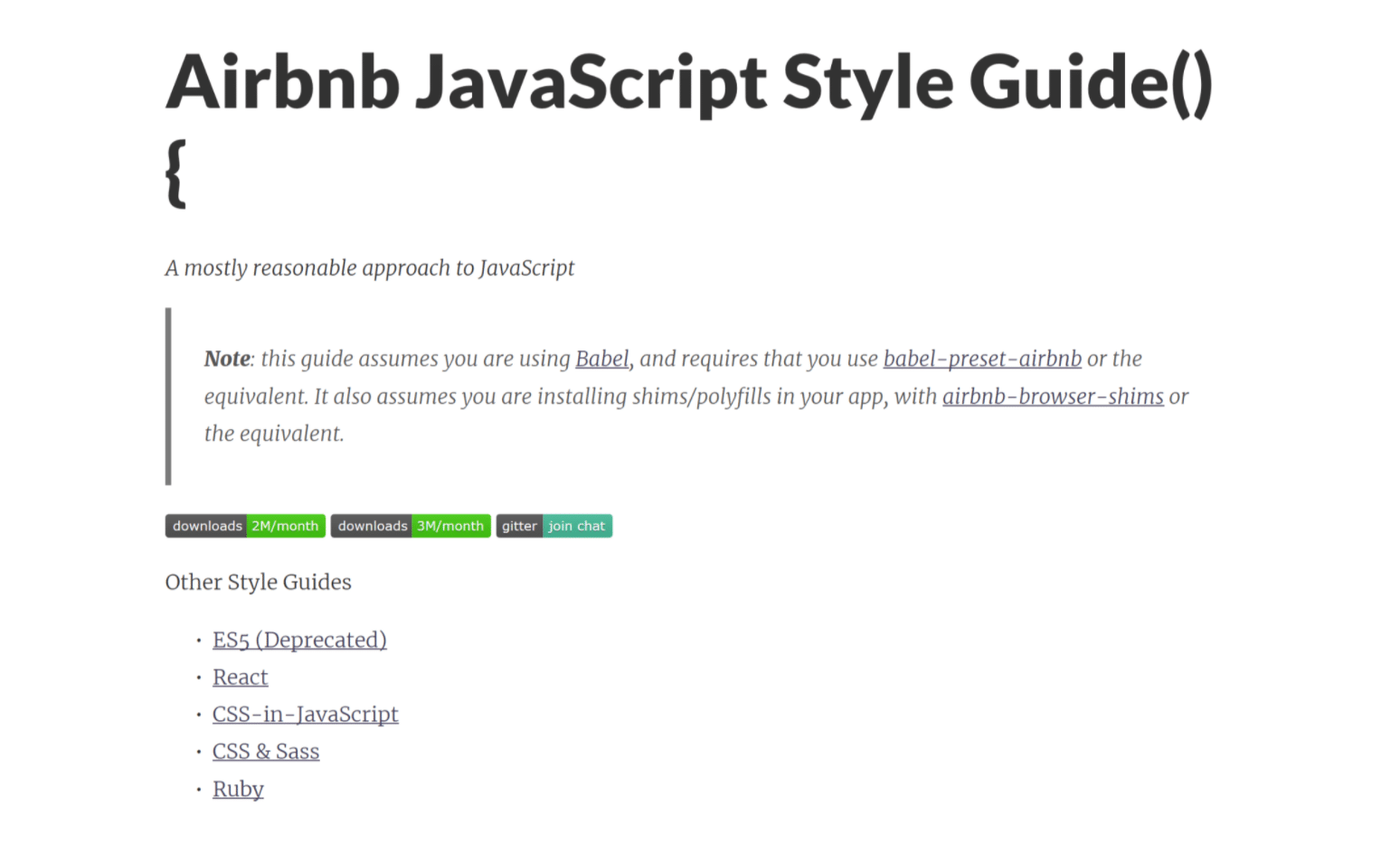 Định hướng Lối viết JavaScript của Airbnb (Tiếng Việt) - Nguyên Ary